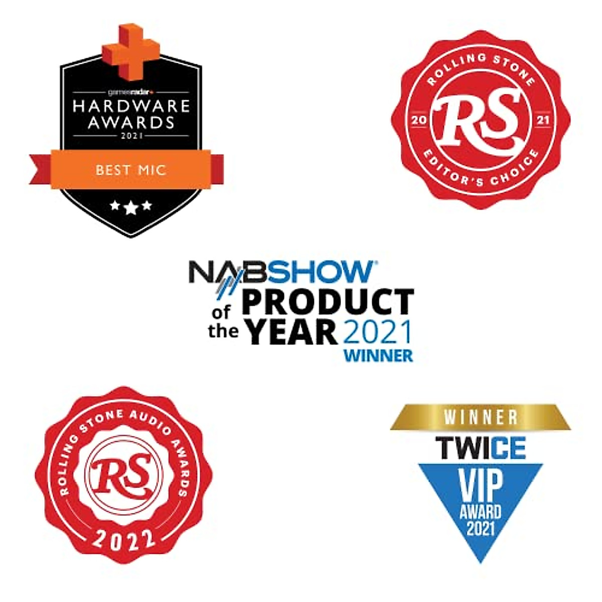 Shure MV7 USB Podcast Microphone - Silver