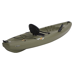 Lifetime Triton Angler 100 Fishing Kayak, Olive Green