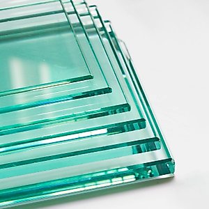 Generic Custom 3/16"", 1/4"", 3/8"", or 1/2"" Glass Cut to Size for Shelves, Panels, Frames, Artwork, Decor, Custom Art Project, or Anything Else You May Need Custom Glass Panels Cut to Size