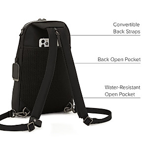 TUMI Voyageur Kileen Convertible Sling - Black/Gunmetal