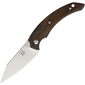 PIÑATAS OLE Dragotac Piemontes Folder Brown Ziricote Wood Handle Folding Knife 518ZW 788857039526