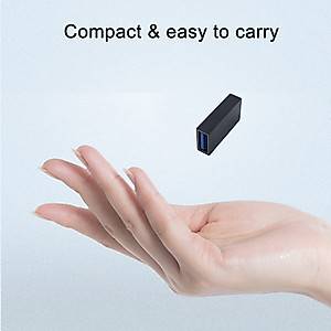 CLAVOOP USB to USB Adapter, USB 3.0 Female to Female Coupler Converter for Connecting 2 USB Male Ends Cord Extension Connector