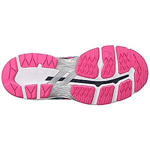 ASICS Women's GT-2000 4 Running Shoe, Turquoise/Hot Pink/Navy, 6 M US