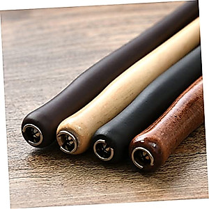 COHEALI 4pcs Wooden Dip Pen Holder Dip Pen Nib Holder Comic Drawing Pen Oblique Pen Holder Wood Pencil Holder Set Calligraphy Penholder Dip Penholder Writing Accessory Bevel Comic Pen