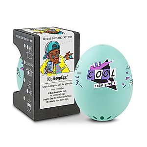 Brainstream BeepEgg Cook Perfect Soft, Medium, or Hard Boiled Favorite Tunes Singing and Floating Egg Timer, The 90's