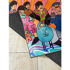 Beatles Rug, Beatles Fan Rug, Teen Room Rug, Living Room, Non-Slip Rug, Office Rug, Printed Rug, Cool Rug D639.5 (47”x70”)=120x180cm