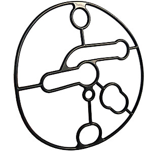 HRuiRed 3pcs Float Bowl Gasket for 695426 Nikki Carburetor Overhaul Troy-Bilt Toro Lawn Mower