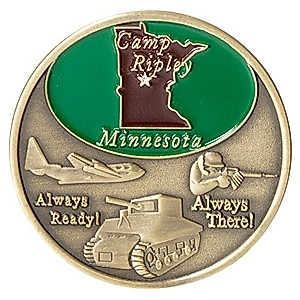 United States USA Military Camp Ripley Minnesota The Warrior's Choice Challenge Coin