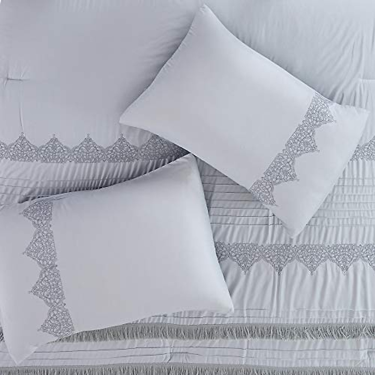 Amrapur Overseas Kinley 8-Piece Embroidered Comforter Set Queen