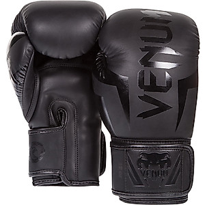 Venum Unisex Adult Elite Training-boxing-gloves, Black, 16 Oz US