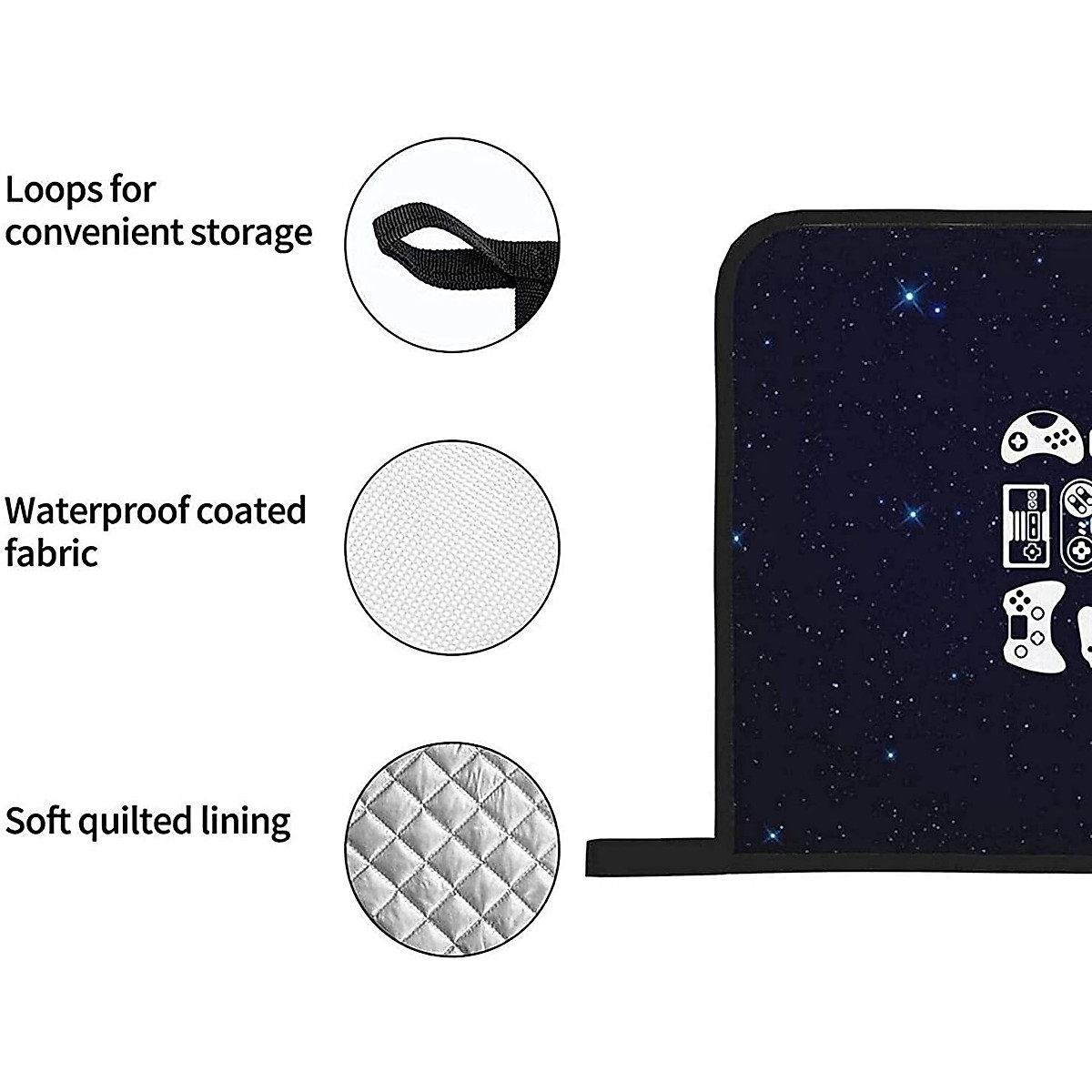 Choose Your Weapon Gamer Oven Mitts and Pot Holders Set of 4 Kitchen Set for Cooking