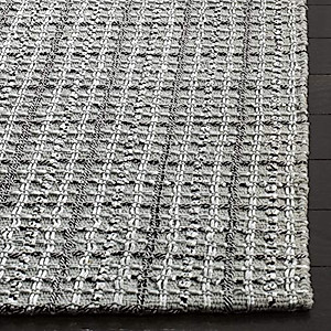 SAFAVIEH South Hampton Collection 8' x 11' Beige SHA241A Handmade Flatweave Grid Area Rug