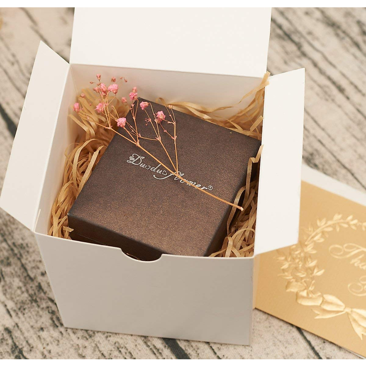 MESHA 4x4x4'' White Gift Boxes 50 PC Small Gift Boxes Bulk with Lids, Kraft Paper Gift Boxes for Presents, White Bridesmaid Proposal Box, Favor Boxes, Small Boxes for Packaging