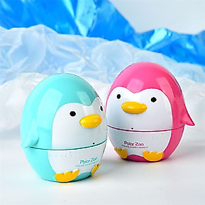 Golandstar Cute Cartoon Penguin Timers 60 Minutes Mechanical Kitchen Cooking Timer Clock Loud Alarm Counters Mini Size Manual Timer (Black)