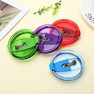 6Pcs 20 oz Tumbler Lids Replacement Spill-proof Splash Resistant Covers Fits for 20oz YETI Rambler,Ozark Trail,Old Style Rtic and More (20oz-6Pcs)