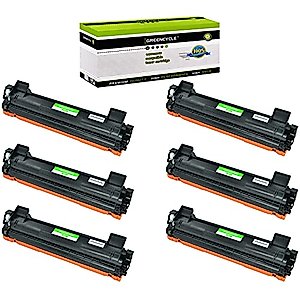 greencycle TN1000 Toner Replacement Compatible for Brother TN-1000 Cartridge HL-1110/1111/1112 MFC-1810/1815/1910W DCP-1510/1512 Printer(6 Black)