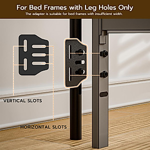 IKIFLY Metal King Size Headboard, Sturdy Steel Headboard Only for King Size Bed, Rustic Farmhouse Style, Easy Assembly, Attach Frame, Black/King