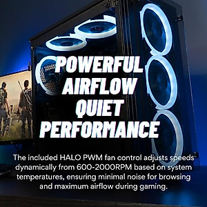 Empowered PC Stratos Micro Gaming Desktop - AMD Ryzen 7 5700G, 16GB DDR4 RAM, 512GB NVMe SSD, WiFi, Windows 11 Home - Business Professional Student Computer