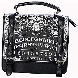 Lost Queen Ouija Board Small Gothic Adjustable Satchel Bag