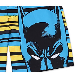 Warner Bros. Justice League Batman Toddler Boys Swim Bathing Suit Yellow/Blue 2T