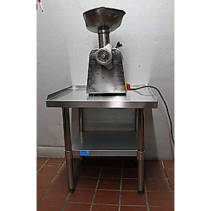 AmGood 30" x 24" Stainless Steel Equipment Stand | Height: 24" | Commercial Heavy Duty Grill Table