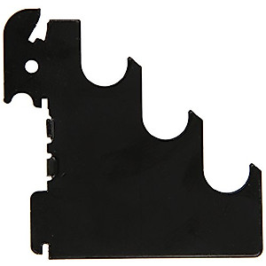 Wall Control Pegboard Slotted Metal Pegboard Rod Bracket Pair Accessory Pack for Wall Control Pegboard and Slotted Tool Board – Black