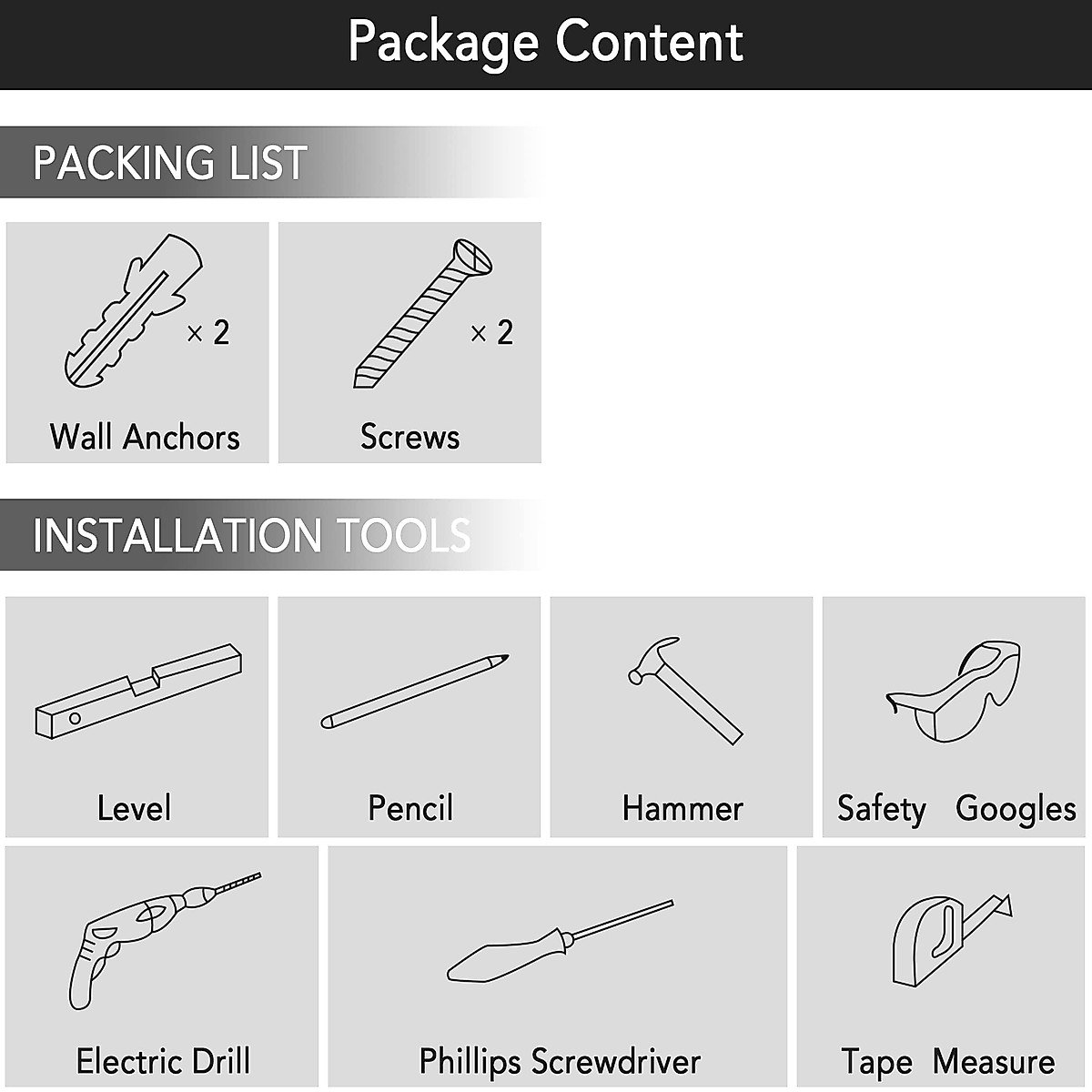 PexFix Arched Full Length Mirror Black, Floor Mirror, Standing Hanging or Leaning Against Wall Full Body Mirror Wall Mirror-64''x21''