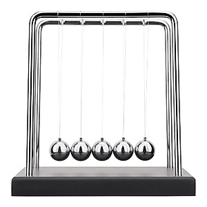 QLKUNLA Newtons Cradle Balance Balls Science Physics Gadget Desktop Decoration Kinetic Motion Toy for Home and Office