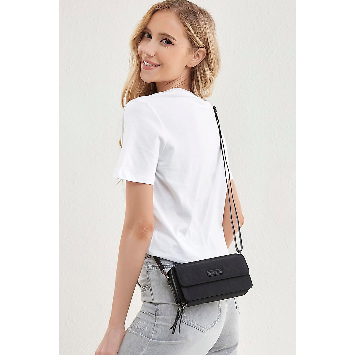 goingpei Small Crossbody Bags For Women Phone Wallet Purse Shoulder Handbags With Wristlet