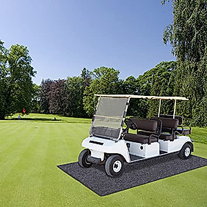 Pakoula 17' x 7'4" Garage Car Floor Mat, Reusable/Washable Parking Mats, Absorbent Oil Mat for Golf Carts,Motorcycles,Protect Garage and Shop Floor Surface (17' x 7'4")