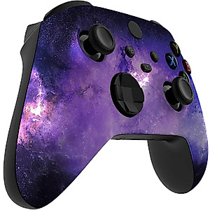 Custom Xbox Soft Touch Design Custom Gaming Controller -Soft Shell for Comfort Grip X for Microsoft Xbox (Galaxy)