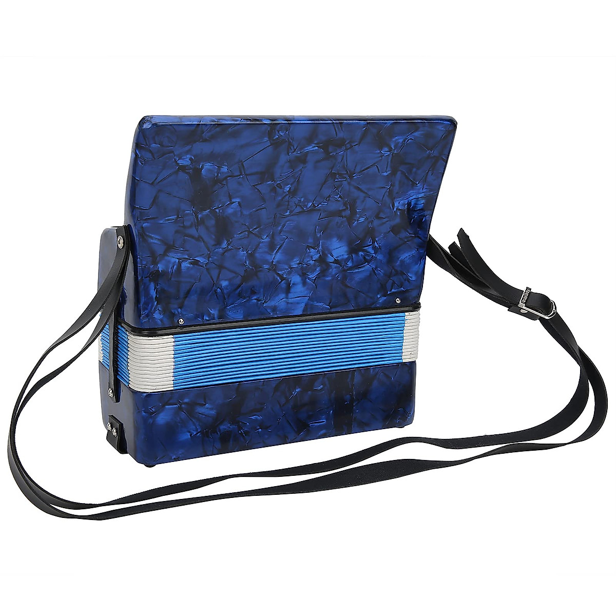 Vomeko Piano Accordion 17 Keys 8 Bass Beginner Accordion Instrument Hand Keyboard Rhythm Training Spring Instrument