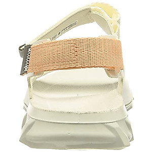 ECCO Women's MX ONSHORE 3-Strap Water Friendly Sport Sandal, White/White, 11-11.5