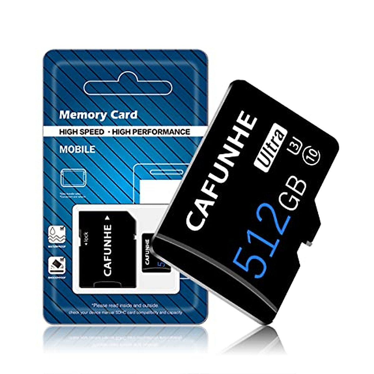 Micro SD Card 512GB Micro SD Memory Cards 512GB Memory Card 512GB Class 10 High Speed TF Card with SD Adapter for Phone,Camera,Tachograph,Tablet,Computers