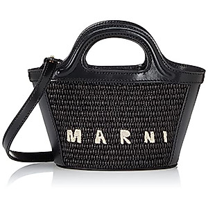 MARNI(マルニ) Tote Bag, Black (Black 19-3911tcx)
