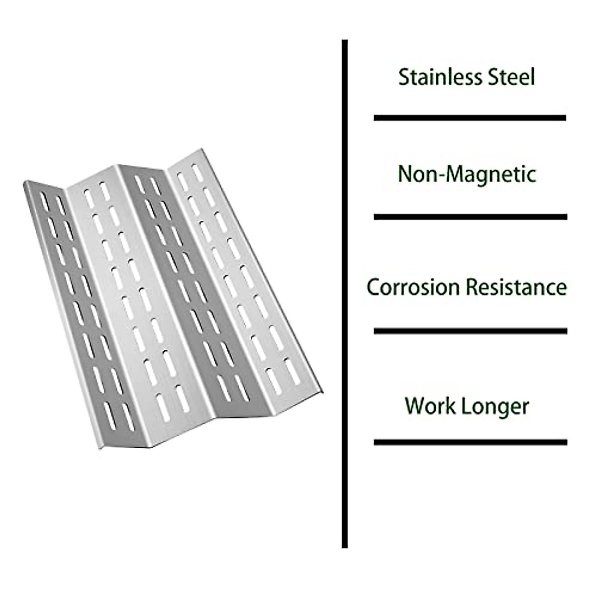 Damile Grill Heat Plates Heat Shield for Solaire AGBQ-30, AGBQ-42, AGBQ-56,Gas Grill Burner Cover Convection Burner Kit Accessories BBQ Gas Grill Replacement Parts for Solaire 30-Inch 42-Inch 56-Inch
