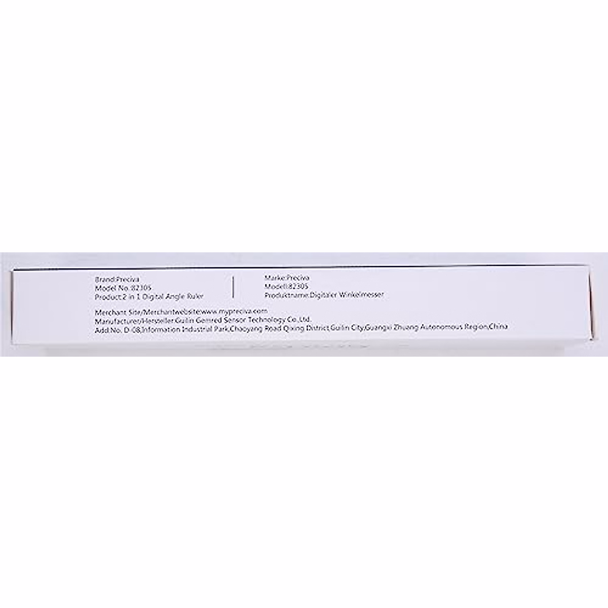 Digital Angle Finder Protractor, Preciva Digital Protractor 7 inch / 400mm Stainless Steel Measuring Ruler with Large LCD Display for Woodworking, Measurement (400MM)