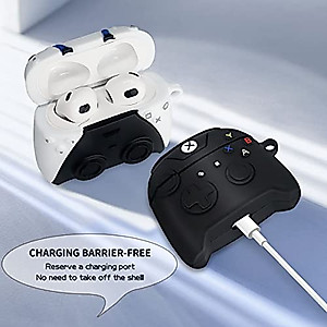 [2Pack] Game Controller Airpods 3 Case, 3D Cute Fashion Cool Design Airpod 3 Cover, Unique Stylish Funny Protective Skin Accessories Airpods 3rd Gen Silicone Case for Kids Boys Girls Teen