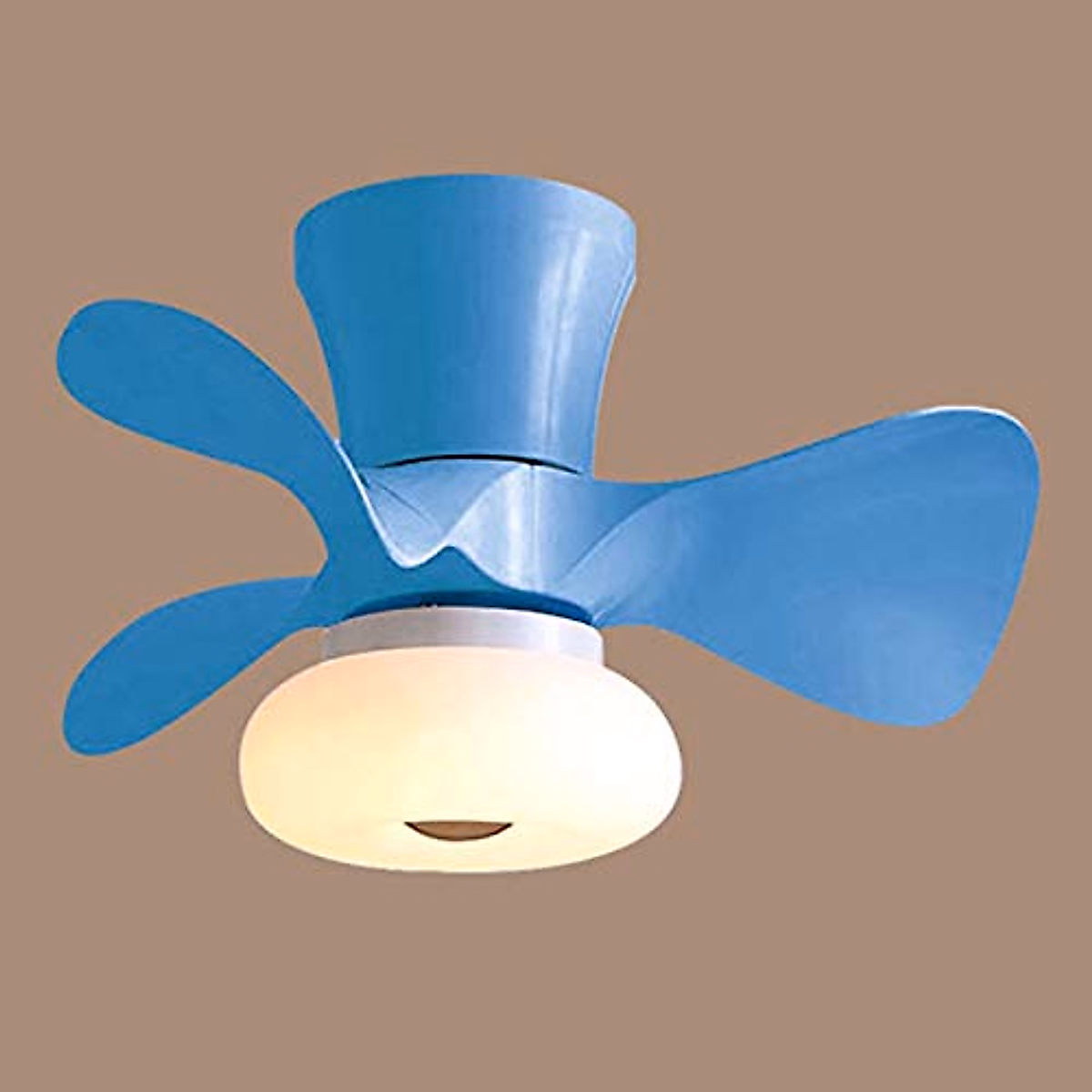 YUEGOO Kids Bedroom Ceiling Fan with Light Reversible with Remote Control 6 Speeds Led Dimmable Fan Ceiling Light 64W with Timer Modern Quiet Ceiling Fan Light