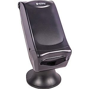 San Jamar - H5005STBK H5005S Venue Fullfold Control Napkin Dispenser with Stand, 500 Capacity, 8" Width x 17-1/2" Height x 13" Depth, Black Pearl