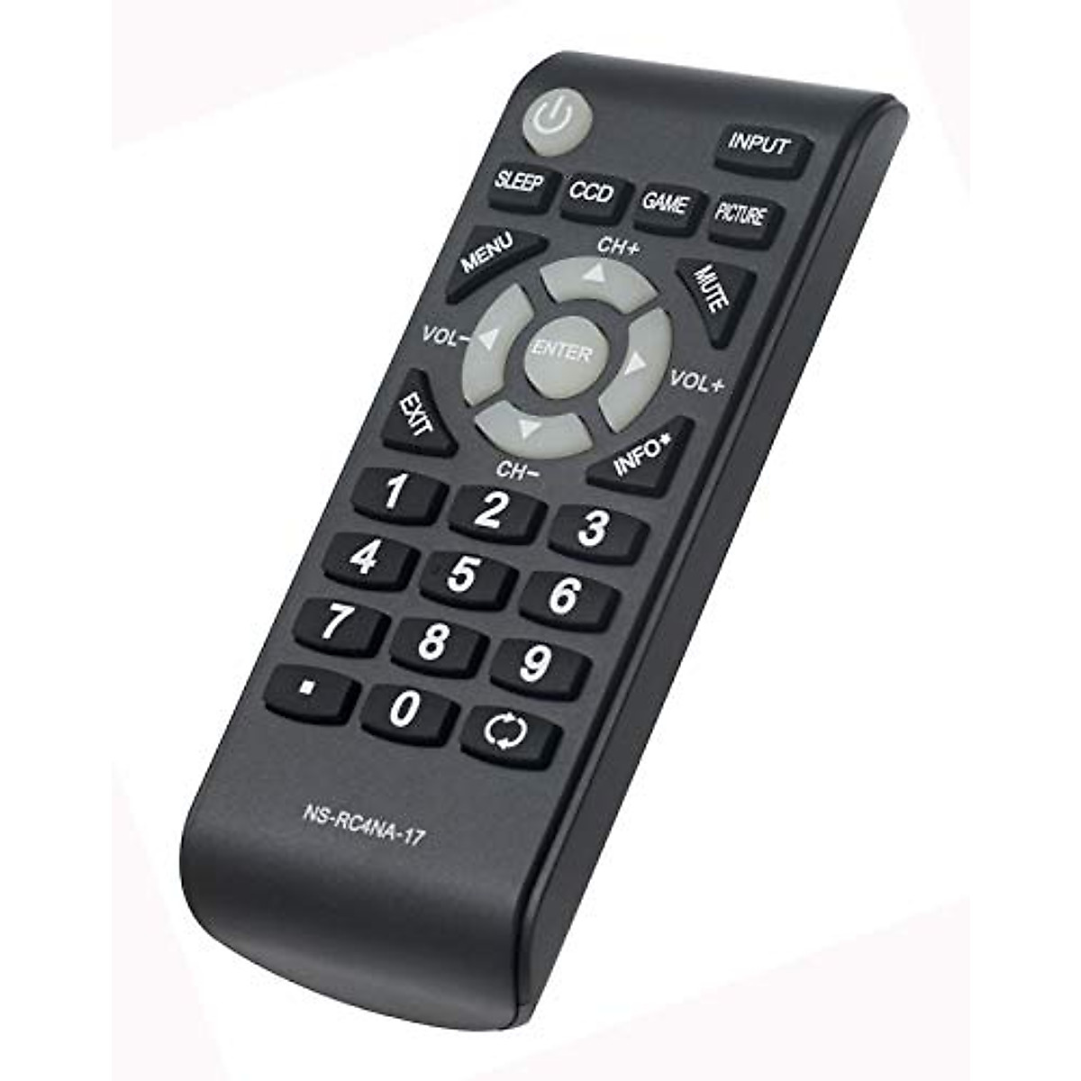 New Remote NS-RC4NA-17 NSRC4NA17 Replacement fit for Insignia LCD TV NS-24D310NA17 NS-24D510MX17 NS-24D510NA17 NS-32D310MX17 NS-32D310NA17 NS-32D311NA17 NS-39D310NA17 NS-40D510MX17 NS-40D510NA17