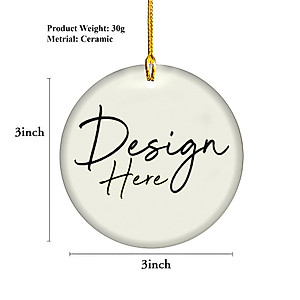 YANBI Halloween Ornament - Horror Themed Ceramic Ornament for Christmas, Halloween Decorations