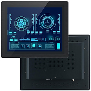 TouchWo 15 inch Industrial Embedded Touch Panel PC, Android All in One Mini PC with Open Frame Capacitive Touchscreen Monitor, RK3568 RAM 2G & ROM 16G Industrial PC Built-in Speakers
