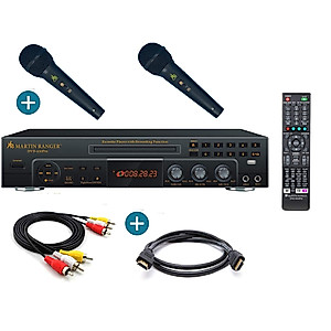 Marin Ranger HDDVD950PRO HDMI Digital Karaoke Player with CDG to MP3G Converter, DVDs Ripping and USB Digital Recording with Two Free DM-11PRO