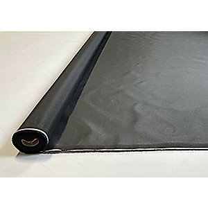 USA Fabric Store Black Ballistic 1680D Nylon Fabric 60 Inches Wide Cordura Water Repellent Coated DWR, By the yard