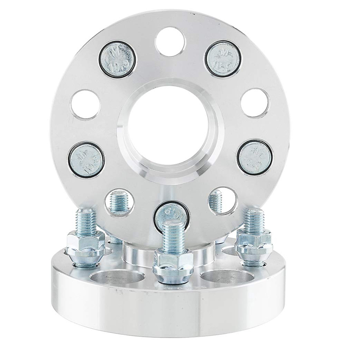 TRIBLE SIX 2PCS 5Lugs 1" 25mm Wheel Spacers 5X4 5x100mm 54.1mm Bore with 12x1.5 Studs Compatible with 2009-2017 CT200h 2003-2016 Corolla 2003-2013 Matrix 2004-2009 Prius 1998-2005 Celica