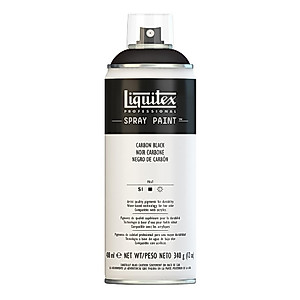 Liquitex Professional Spray Paint, 12-oz (400ml), Carbon Black