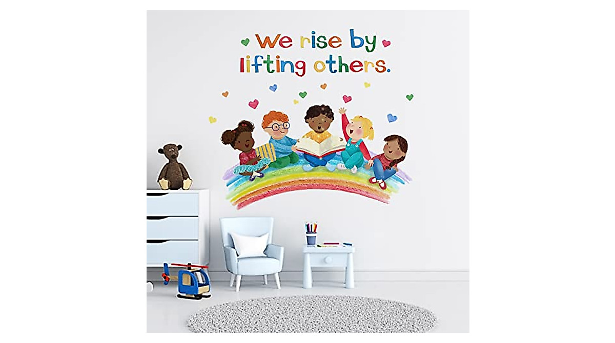 Inspire with We Rise Wall Decals - Kids Room Decor