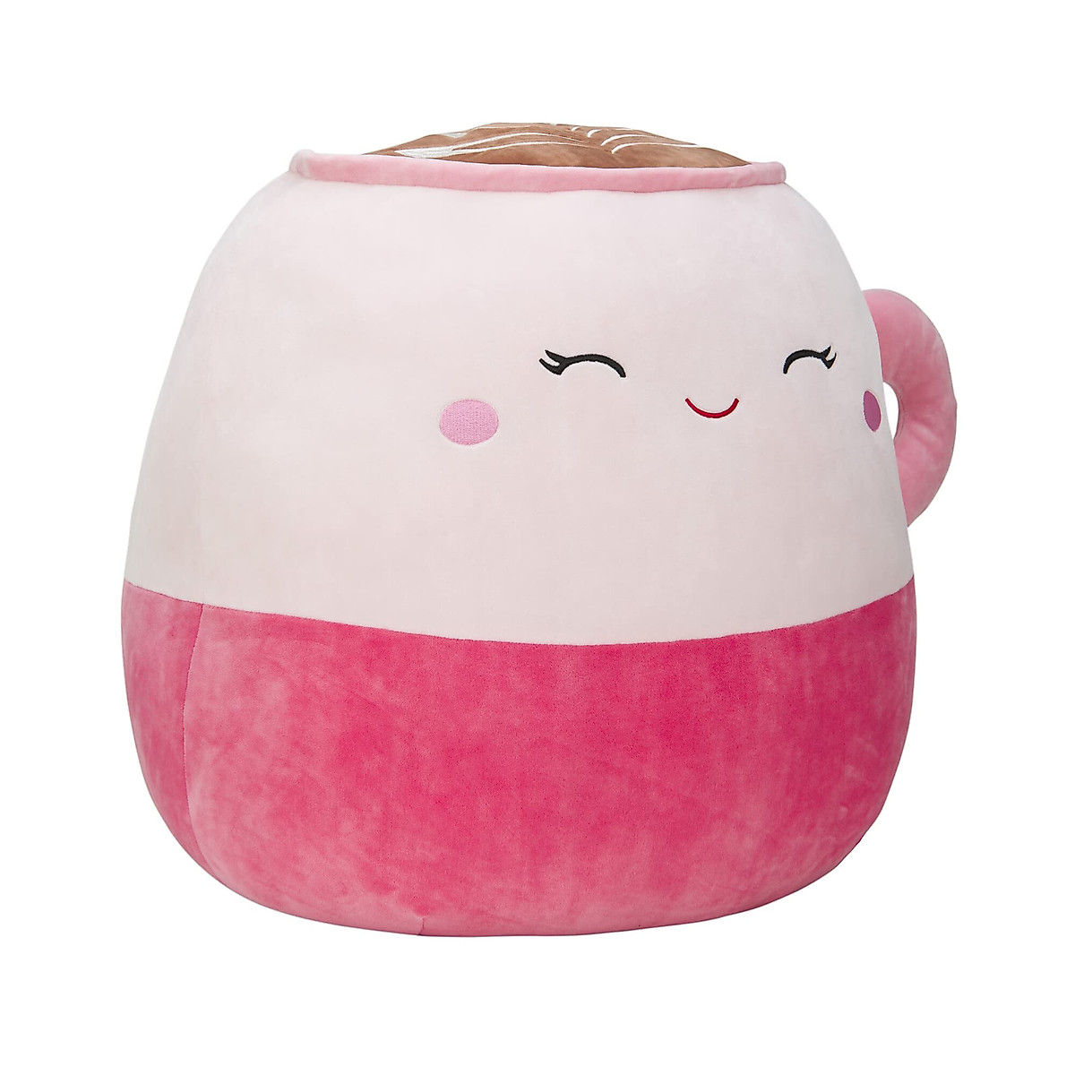 Squishmallow Jumbo 20" Emery The Latte - Official Kellytoy Plush - Large Soft and Squishy Coffee Stuffed Animal Toy for Kids