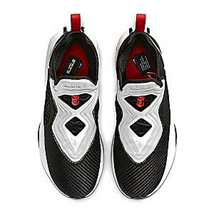 Nike Mens Lebron Soldier XIV 14 Basketball Shoes (Black/White-University Red, Numeric_12)